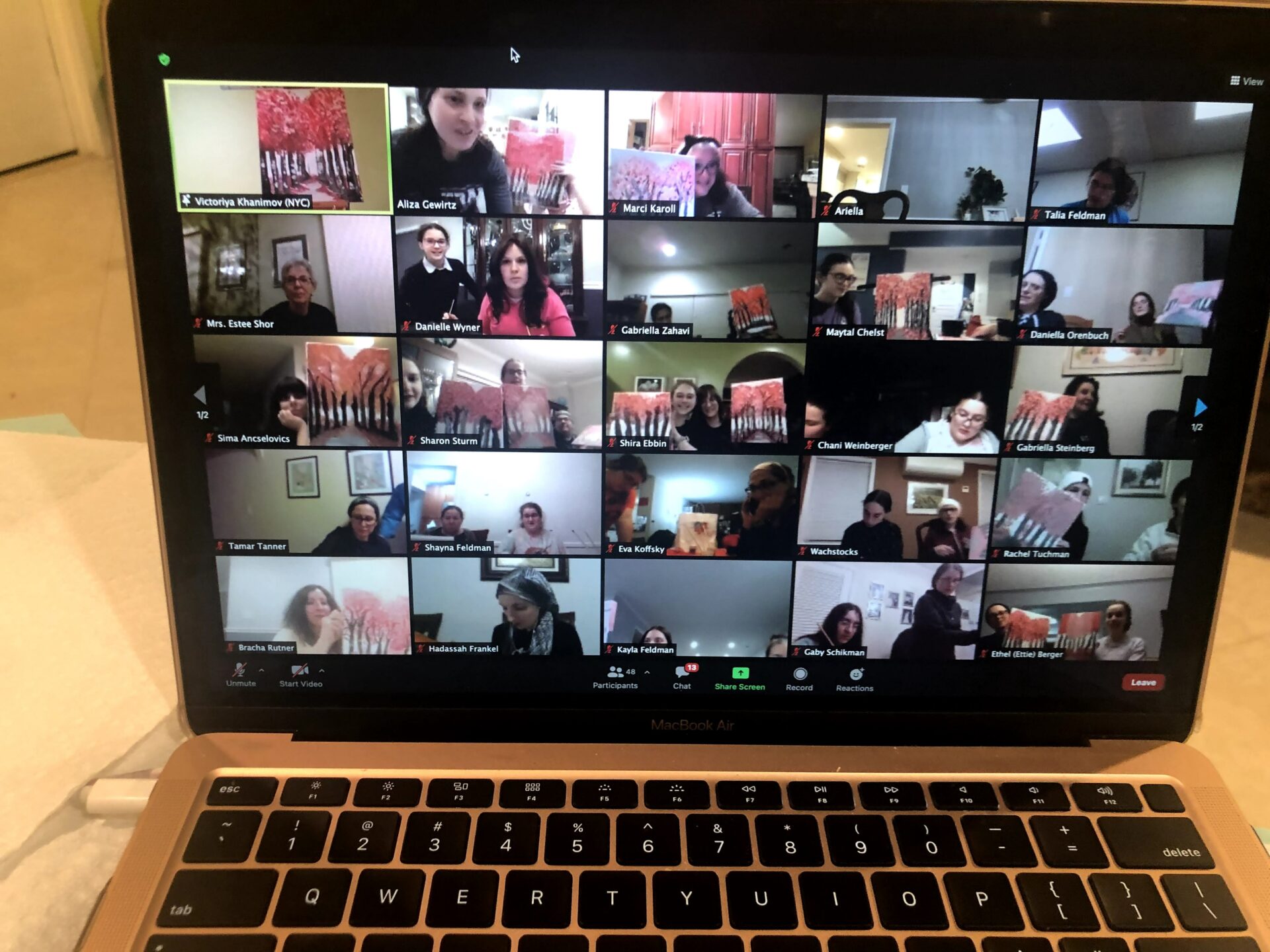 Zoom Paint Night - Artistic Mind